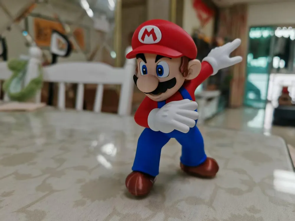 Mario Fire Mario Mario Rush Multi-color split-part print (no AMS ...