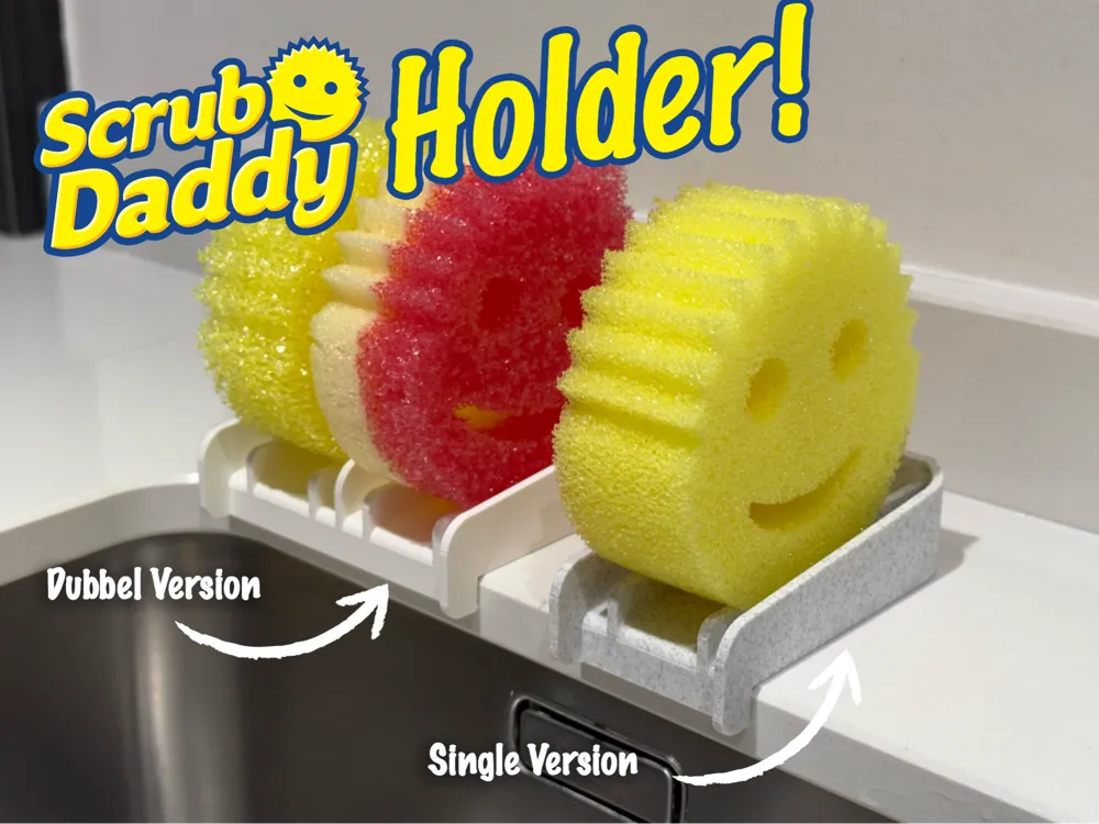Simple Scrub Daddy Holder: Single & Double Version by Hooowning ...