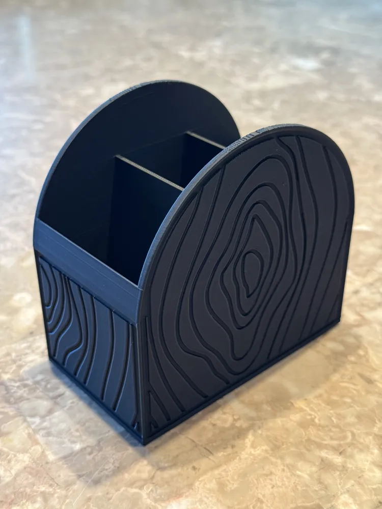 Modern Arc Desk Organizer Remote Holder - Free 3D Print Model - MakerWorld