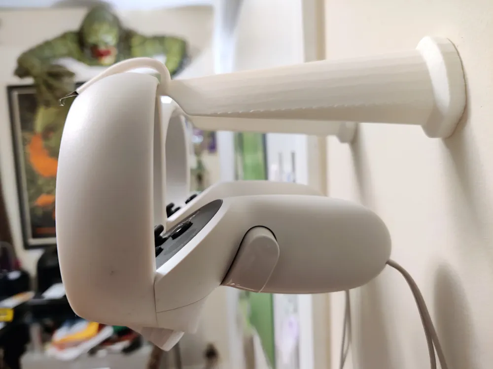 Meta Quest 2 Wall Mount - Oculus - Free 3D Print Model - MakerWorld