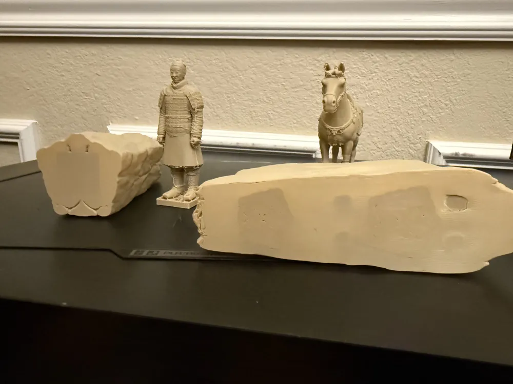 Excavate your own terracotta warrior and horse! - Free 3D Print Model ...