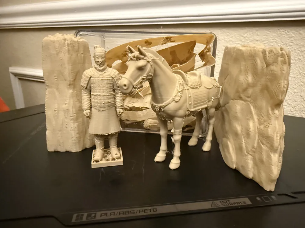 Excavate your own terracotta warrior and horse! - Free 3D Print Model ...