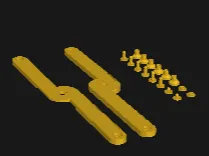 Laptop/Tablet Foldable Stand Crossbar Snap Rivets Remixed by bmullican MakerWorld: Download Free ...