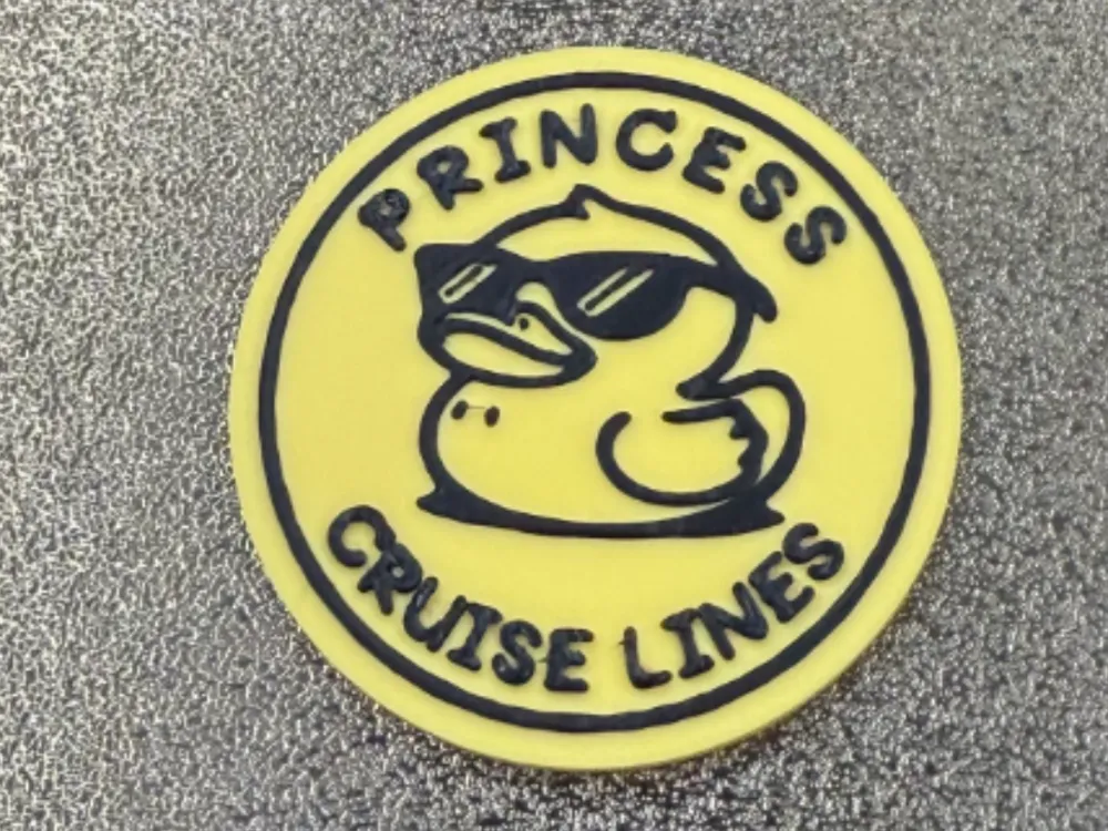 PRINCESS CRUISE LINES DUCK COIN by 3Dprinting4fun - MakerWorld