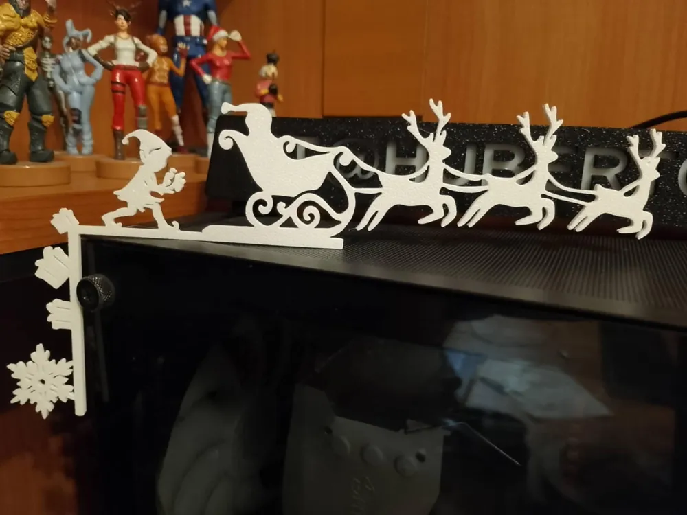 Merry Christmas Santa Door Corner by Robsonik MakerWorld: Download Free ...