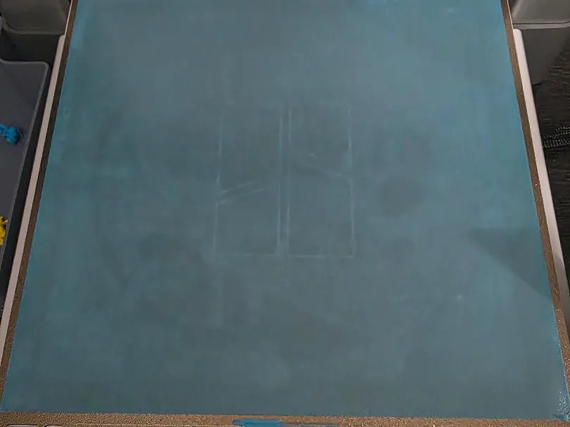 Foglio di Calibrazione Primo Strato a Letto Completo 255 x 255 ...