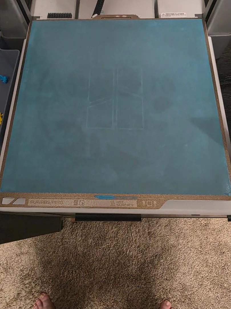 Foglio di Calibrazione Primo Strato a Letto Completo 255 x 255 ...