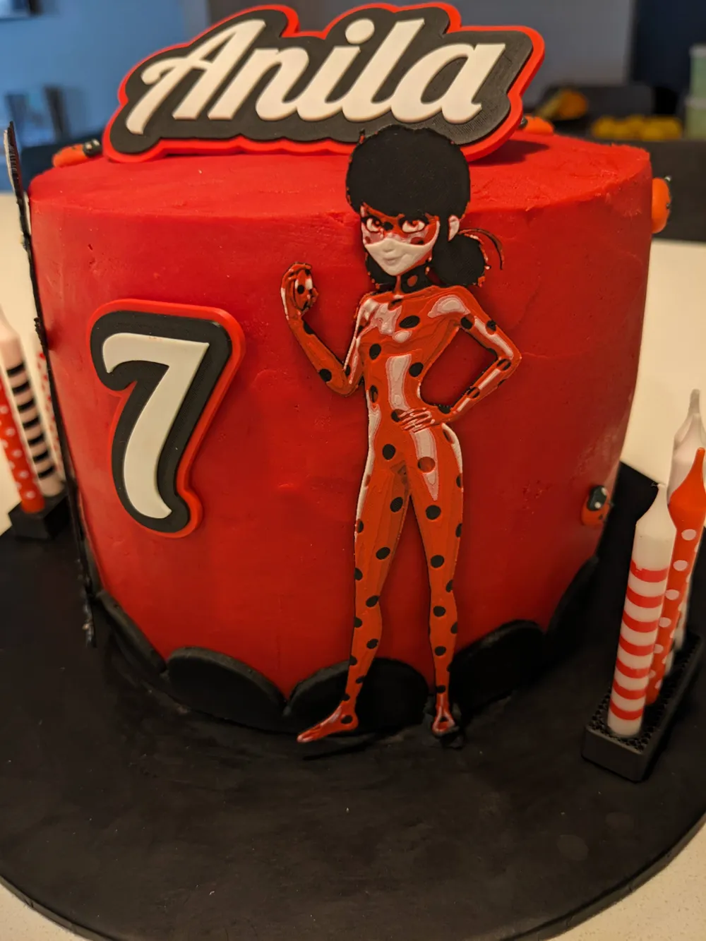Miraculous Ladybug cake decoration by nathan_b - MakerWorld