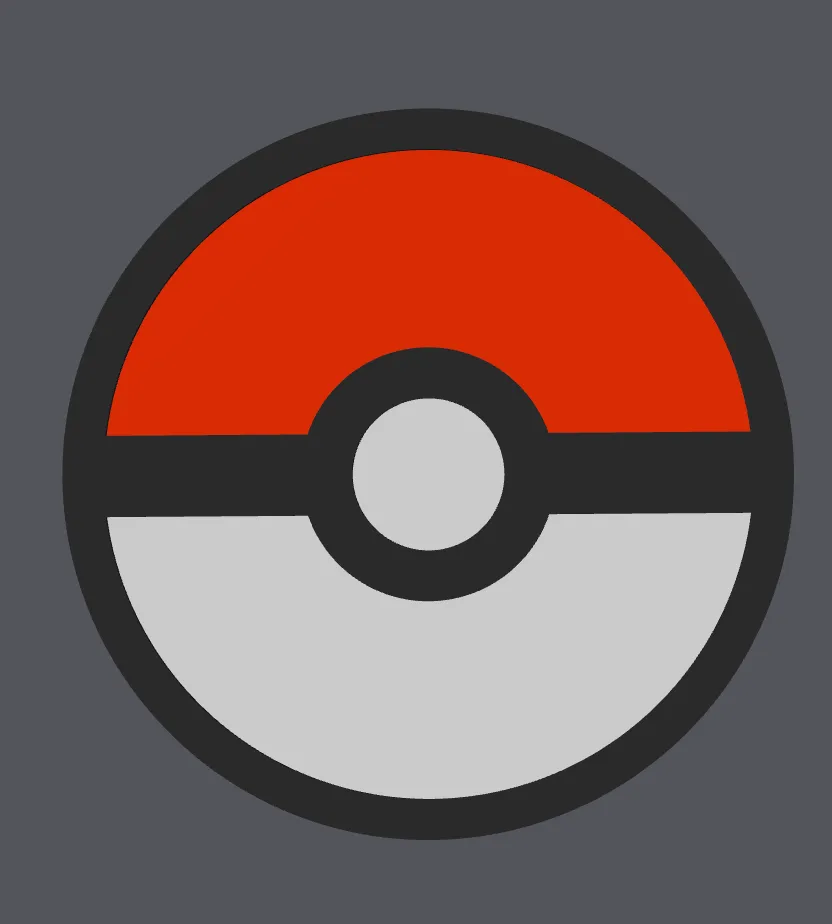 Pokemon Pokeball 2D Art by alfo_daniello - MakerWorld