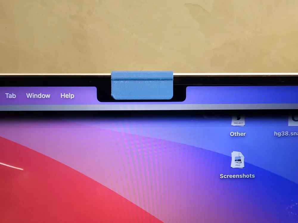 Macbook Pro camera cover by hudja - MakerWorld