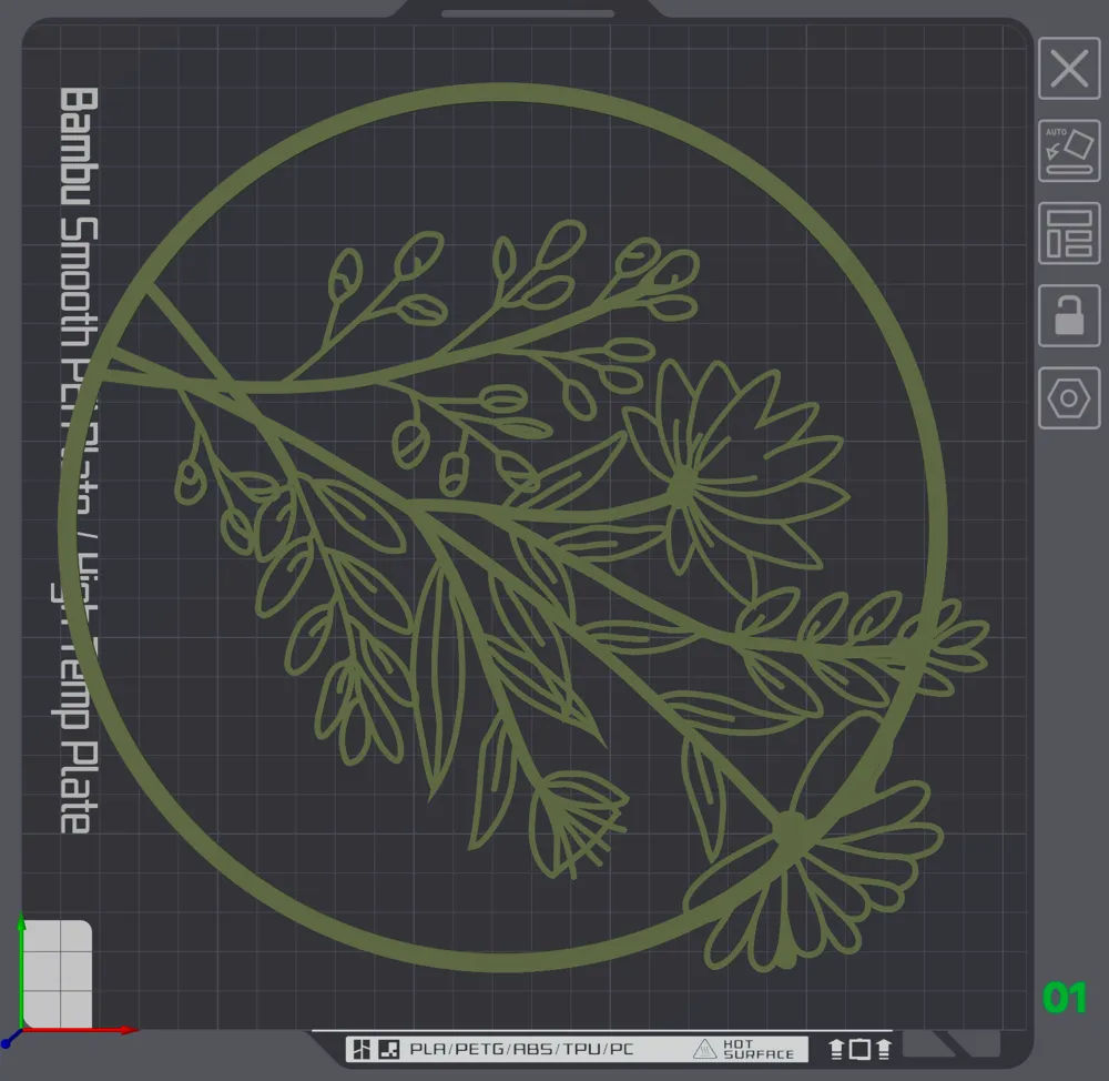Thin spring flowers for the window by Habitaritus - MakerWorld