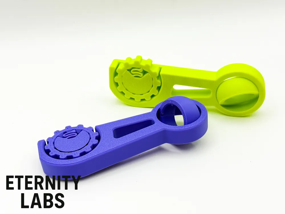 Fish Hook Spinner Clicker Fidget - Print in place - Free 3D Print Model ...