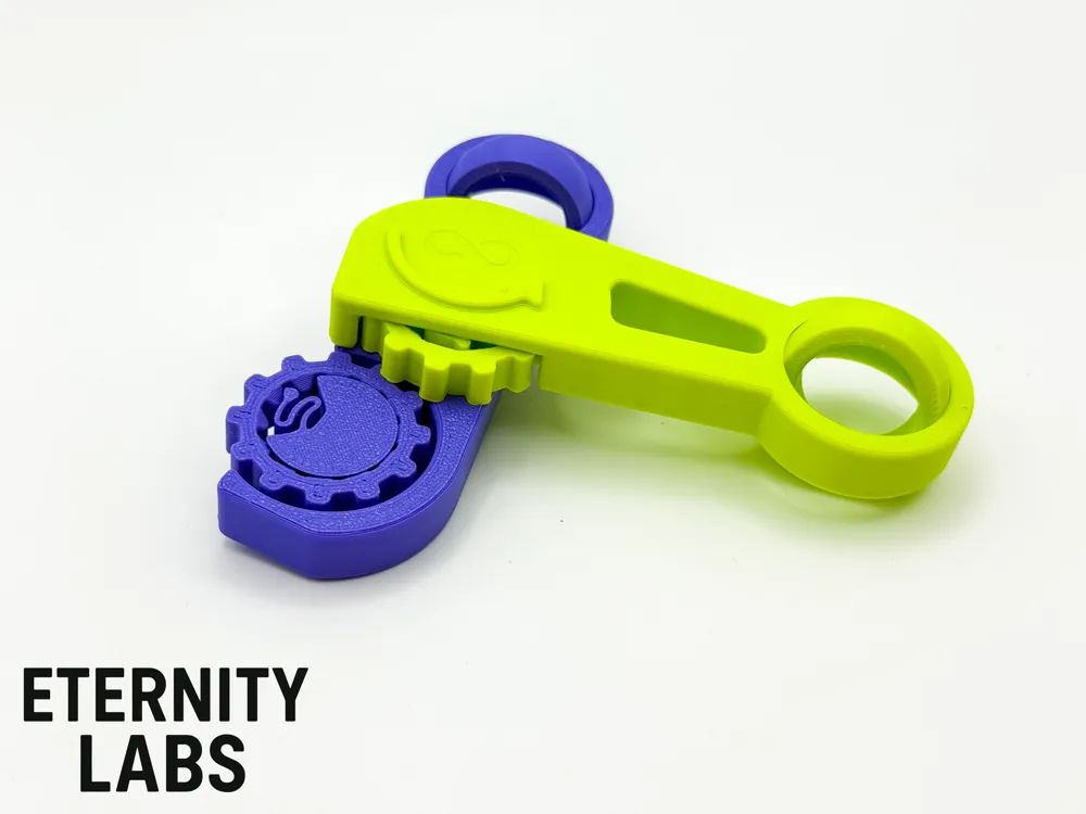 Fish Hook Spinner Clicker Fidget - Print in place - Free 3D Print Model ...