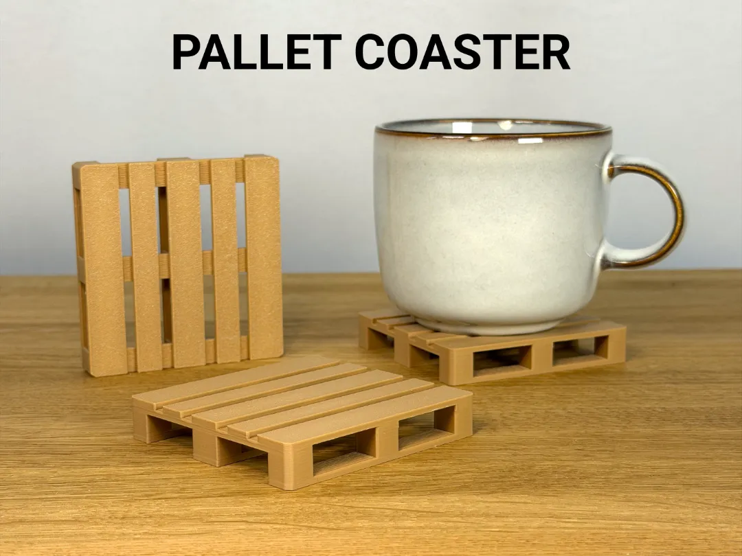 Pallet Coaster - Free 3D Print Model - MakerWorld