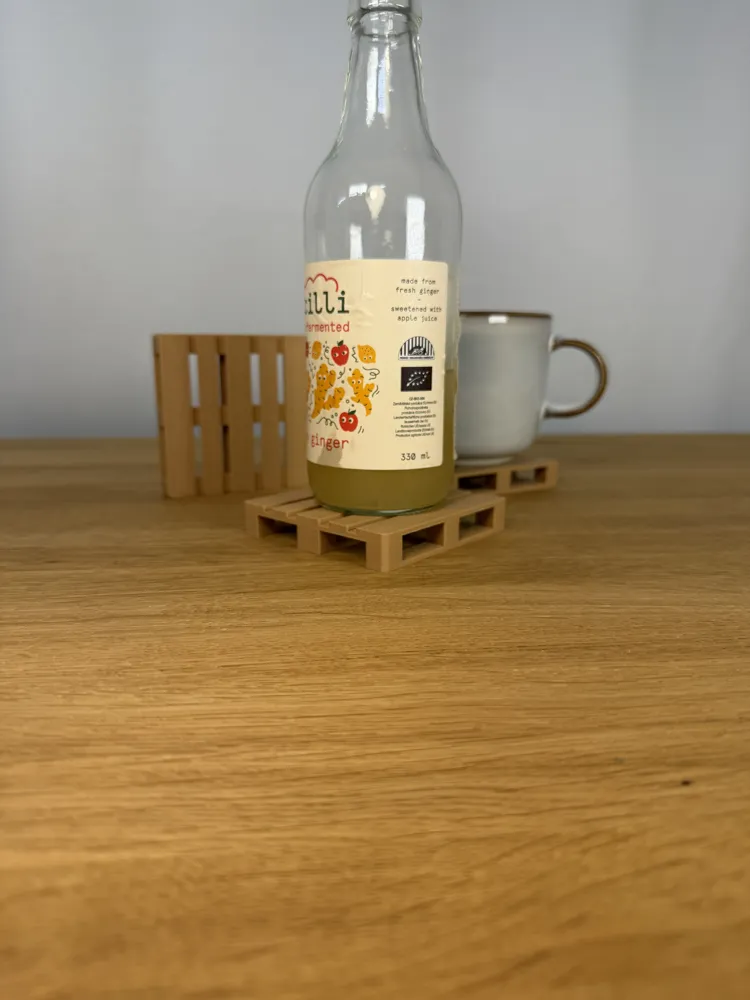 Pallet Coaster - Free 3D Print Model - MakerWorld