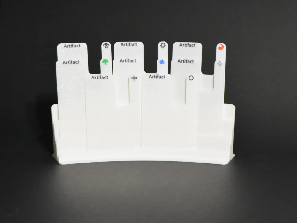 MTG-Portrait Card Type (Color) Dividers by Nor Designs MakerWorld ...