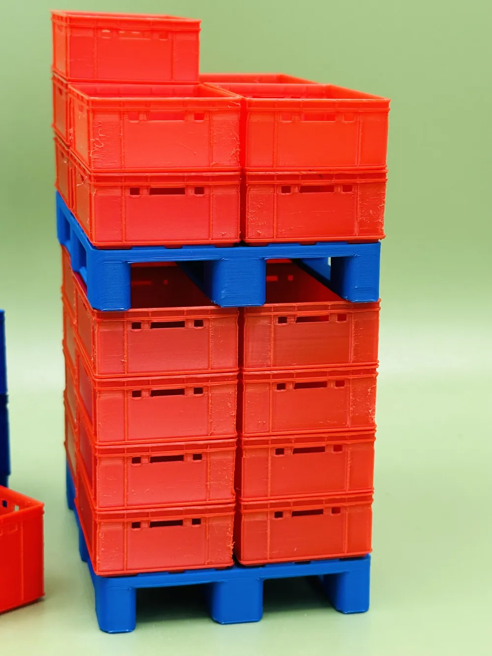 Miniature Euronorm Crates E1, E2 & E3 — 1:10 Scale - Free 3D Print ...