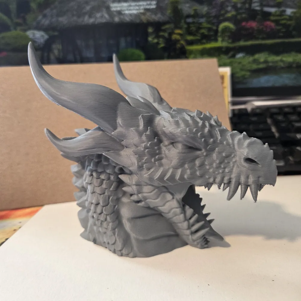 Dragon's Fire Dice Tower and Desk Statue - Free 3D Print Model - MakerWorld