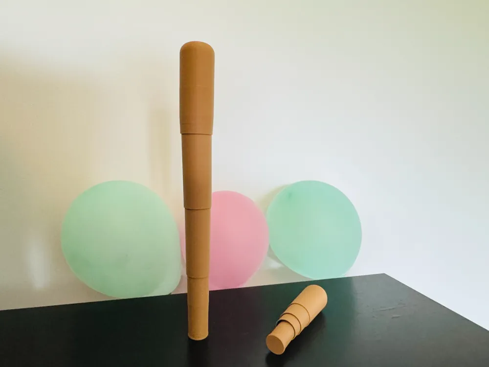 Pocket Baseball bat racket-Retractable by Jalu MakerWorld: Download ...