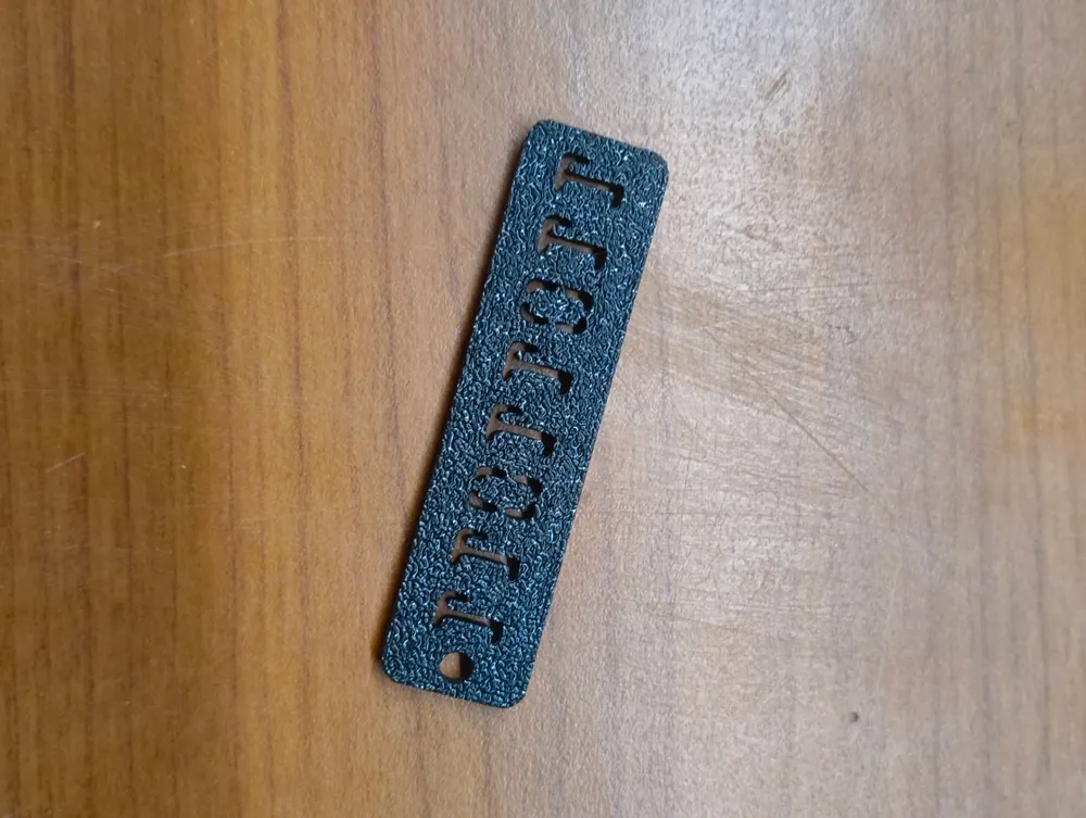 Binary Code Keychain By Zurawsky Makerworld