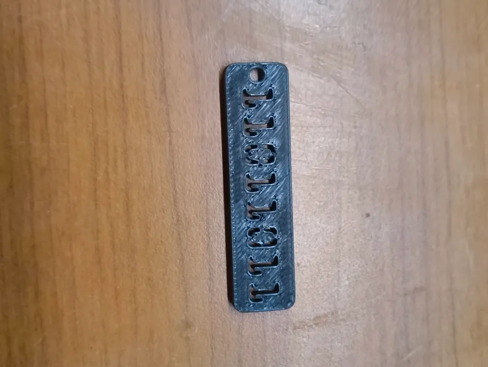 Binary code keychain by zurawsky - MakerWorld