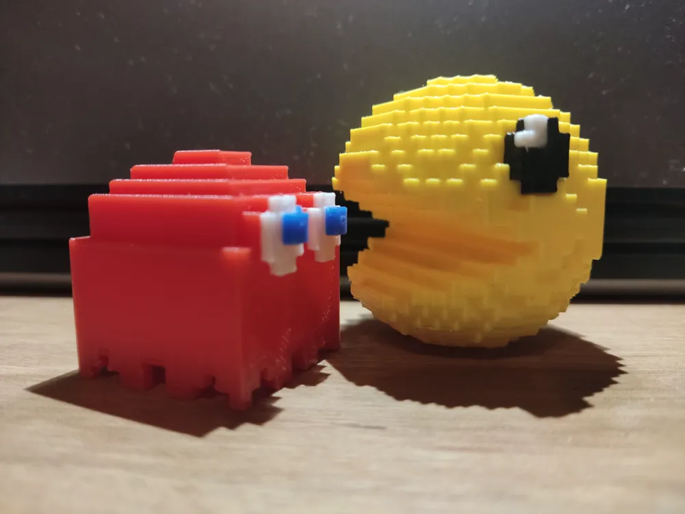 Pixel Pac-man ghost by Kryzbar - MakerWorld