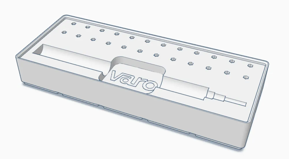 Varo gridfinity bin Remixed by Dutchapple4life - MakerWorld