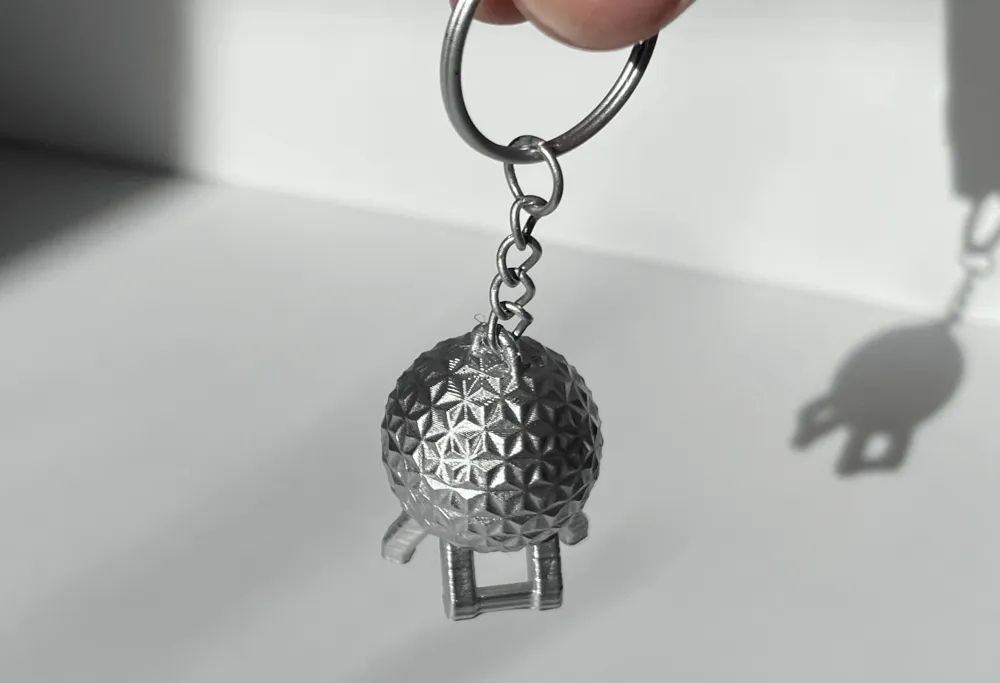 Keychain Epcot Ball (Spaceship Earth) by Spencer - MakerWorld