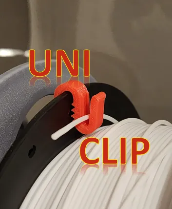 Uni Filament Clip by YelTrik Designs - Click FOLLOW - MakerWorld