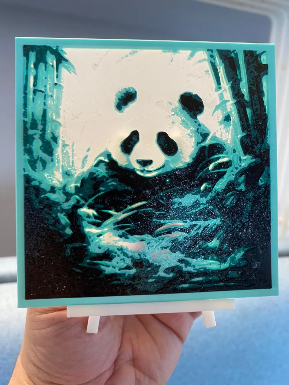 Panda / Emboss HueForge by Yaprak MakerWorld: Download Free 3D Models
