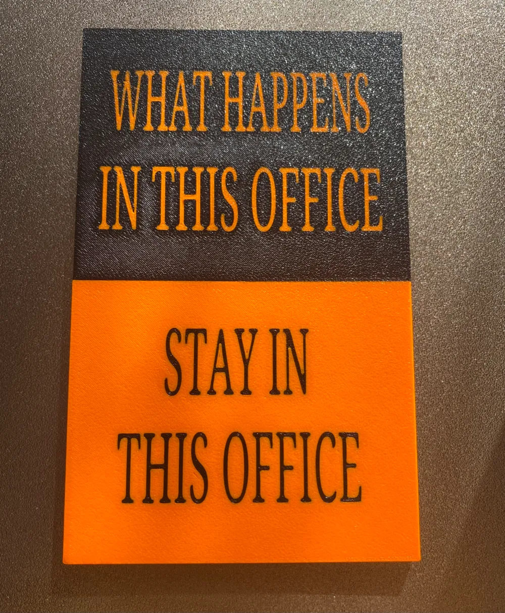 Office tag (quote) by dashmik - MakerWorld