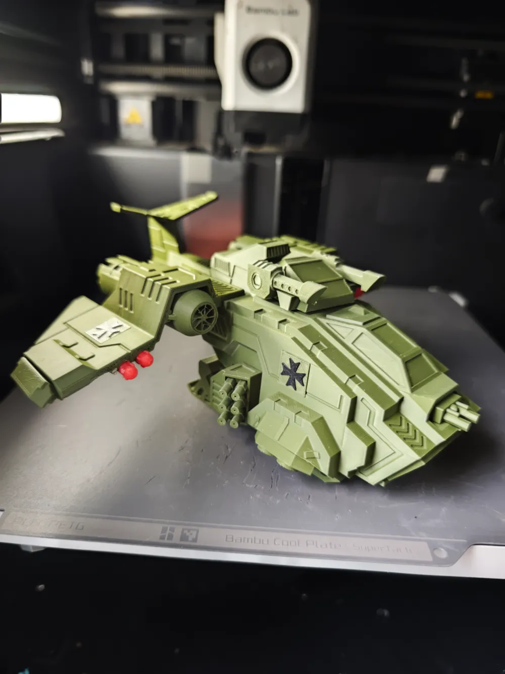 Storm Crow Space Iron Cross Gunship by 造梦人_ Dream Maker - MakerWorld