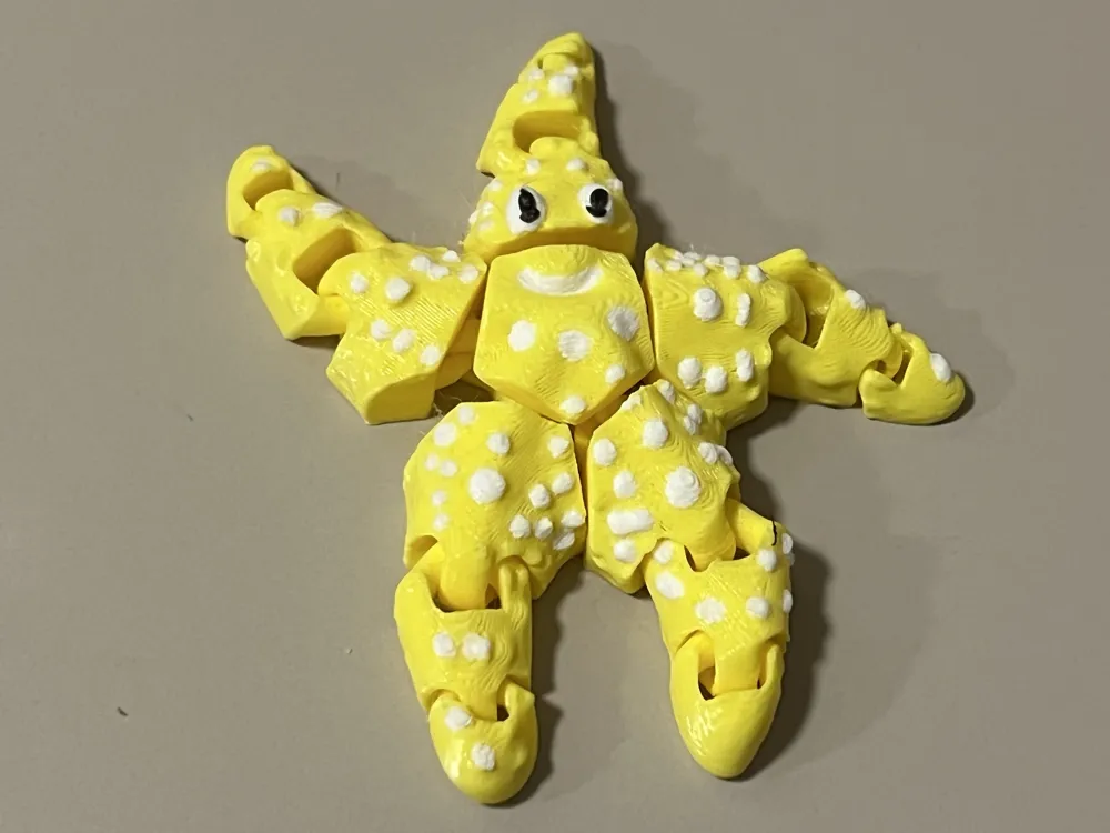 Articulated Flexible Starfish by ASTAR MakerWorld: Download Free 3D Models