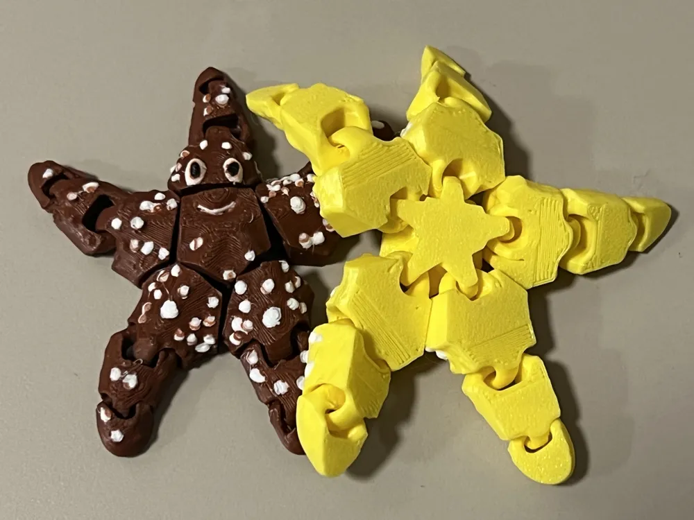 Articulated Flexible Starfish by ASTAR MakerWorld: Download Free 3D Models