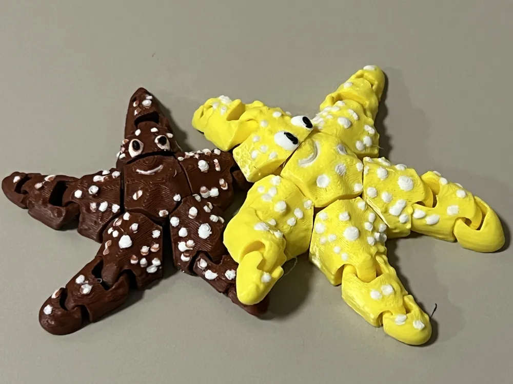 Articulated Flexible Starfish by ASTAR MakerWorld: Download Free 3D Models