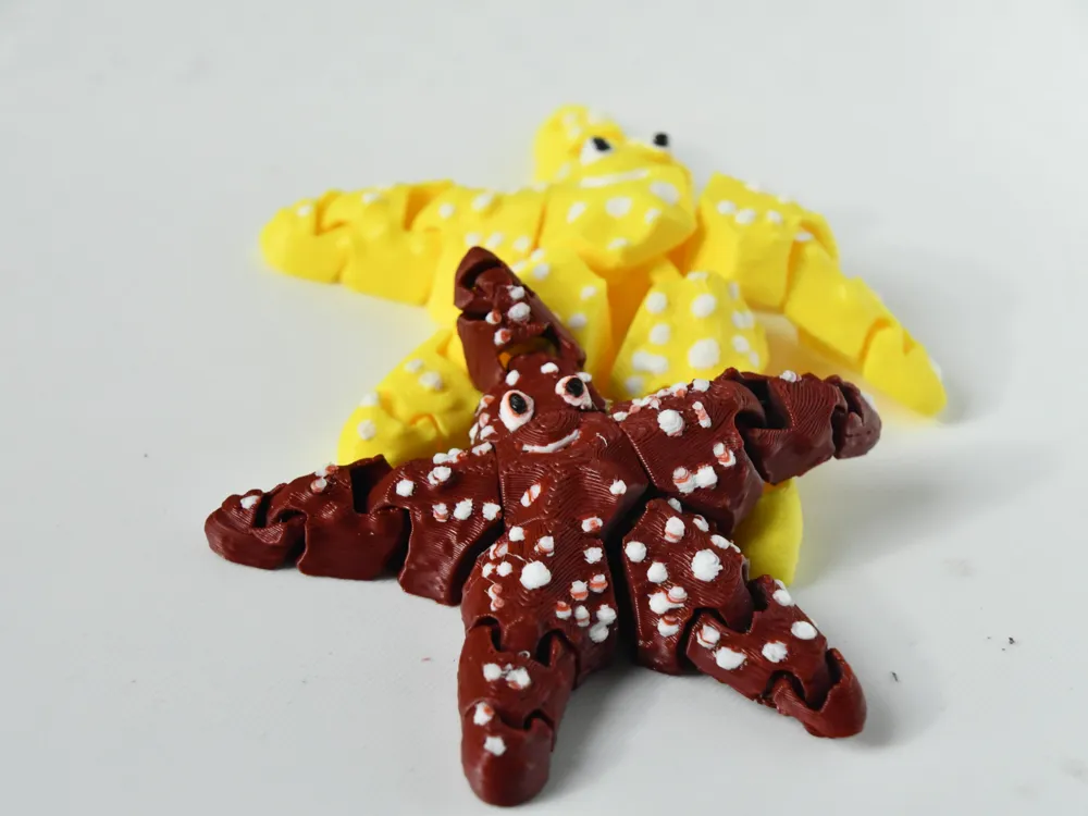 Articulated Flexible Starfish by ASTAR MakerWorld: Download Free 3D Models