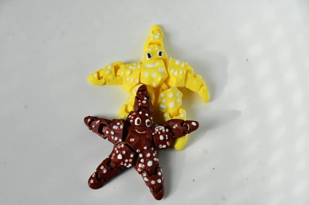 Articulated Flexible Starfish by ASTAR MakerWorld: Download Free 3D Models