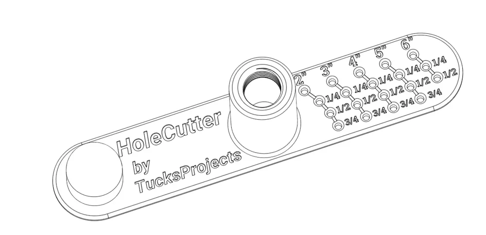 Hole Cutter 19 sizes by anthonyvw2003 MakerWorld: Download Free 3D Models