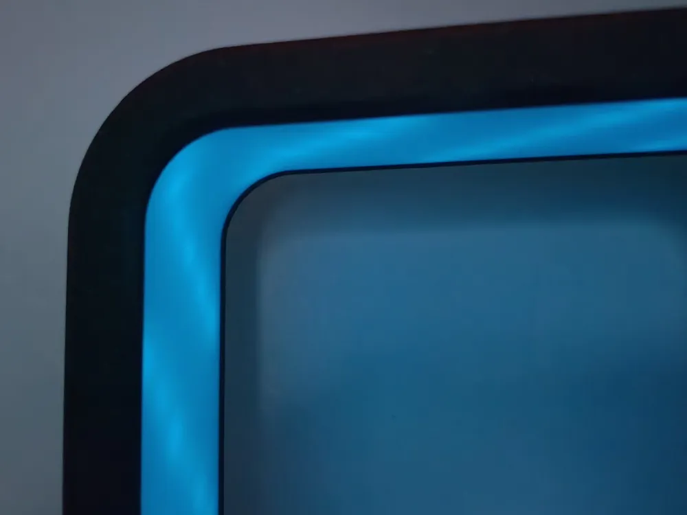 Square Lamp (LED strip) - Free 3D Print Model - MakerWorld