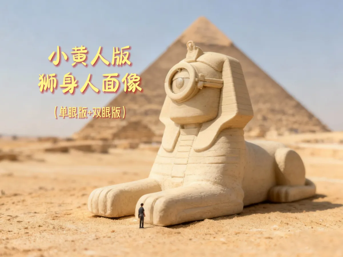 Minion Sphinx by renke244 MakerWorld: Download Free 3D Models
