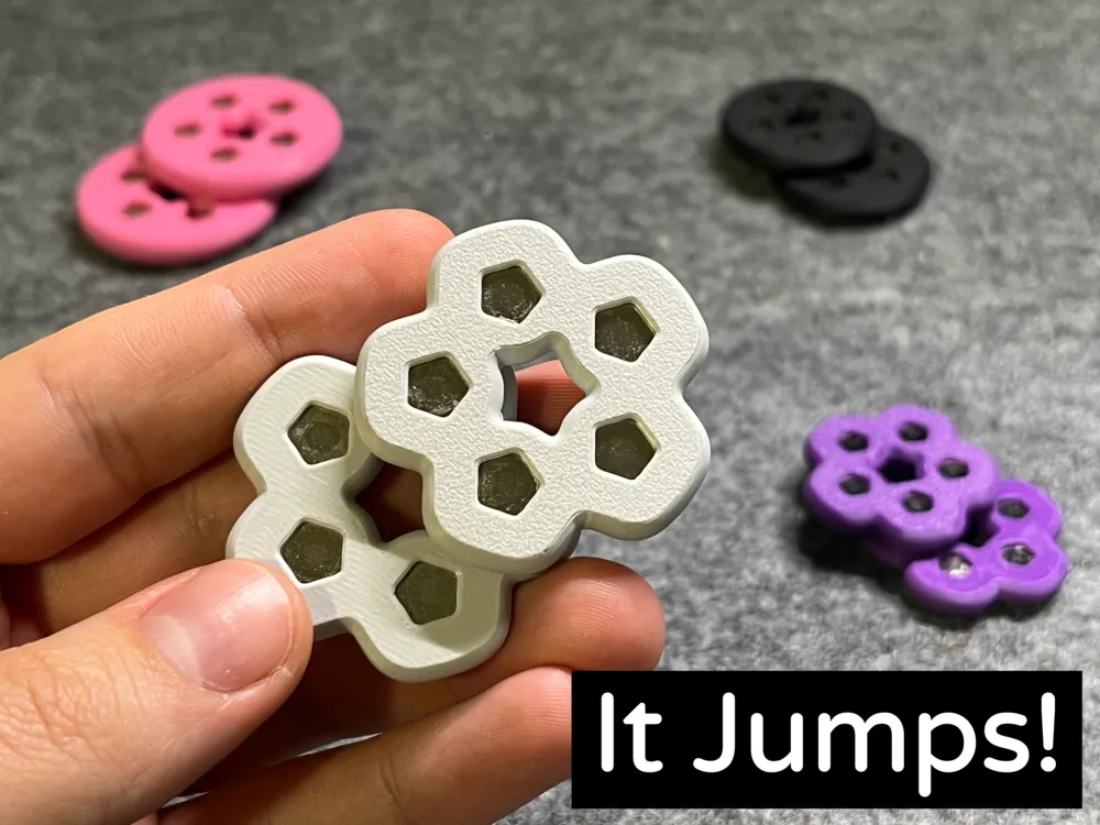 Flipper - Magnetic Fidget Toy by nkd.source MakerWorld: Download Free ...