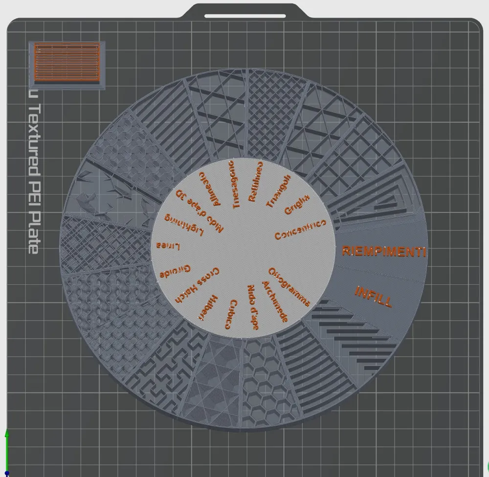 Infill Pattern Display Models by hunterc76 - MakerWorld