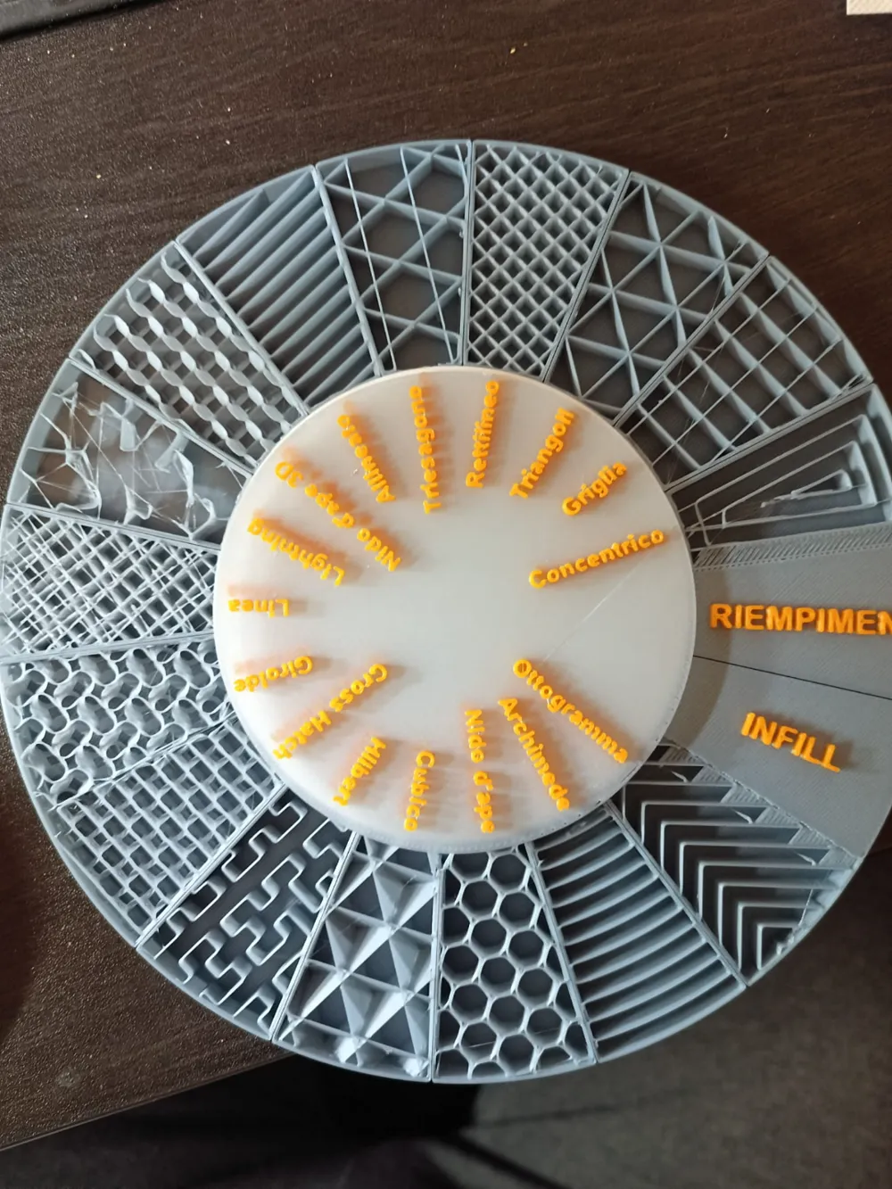 Infill Pattern Display Models by hunterc76 - MakerWorld