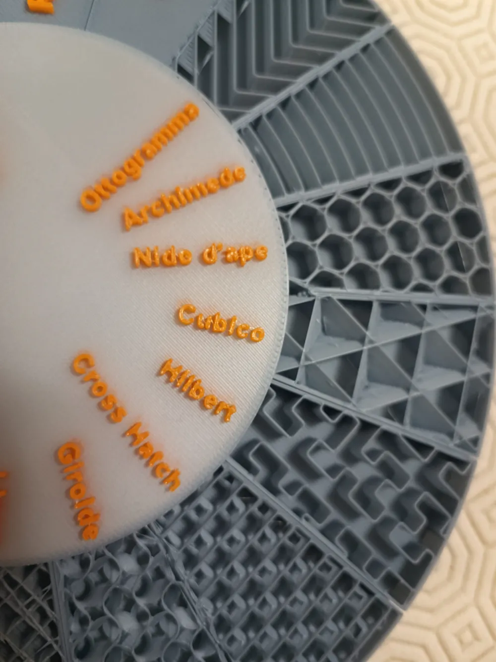 Infill Pattern Display Models by hunterc76 - MakerWorld