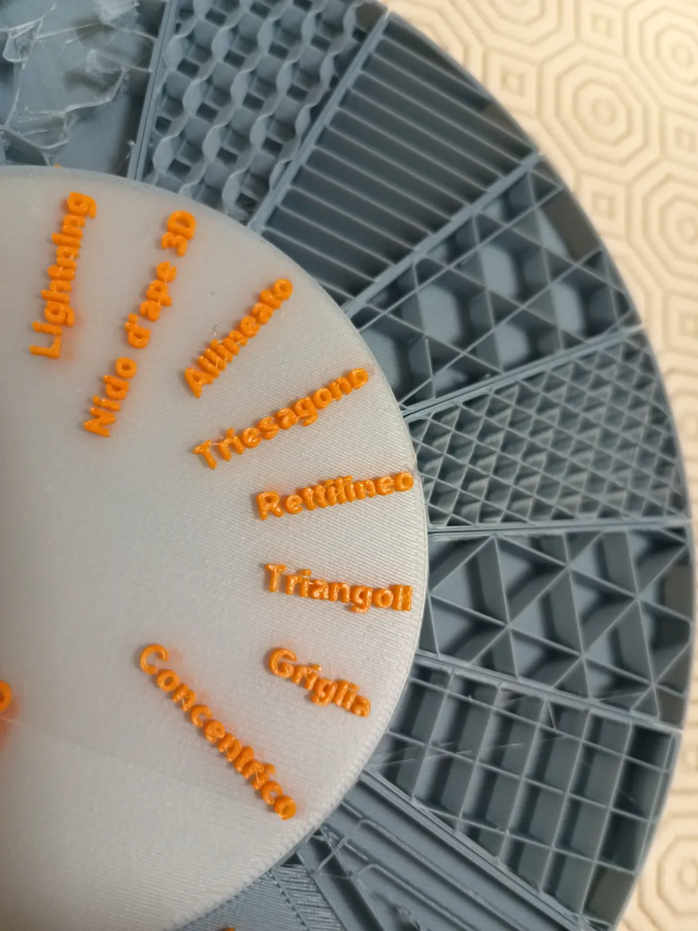 Infill Pattern Display Models by hunterc76 - MakerWorld