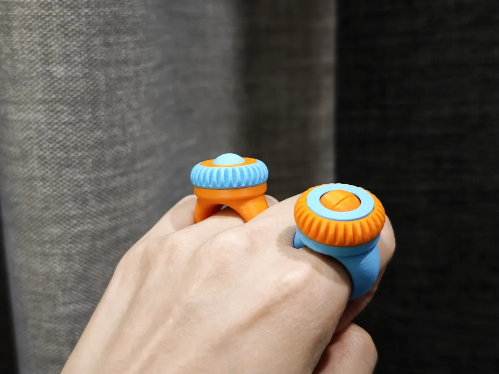 2in1-fidget ring - Free 3D Print Model - MakerWorld