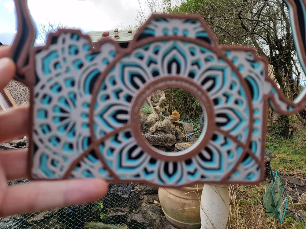 Camera Mandala Picture Framer by 3DomSculpts - MakerWorld