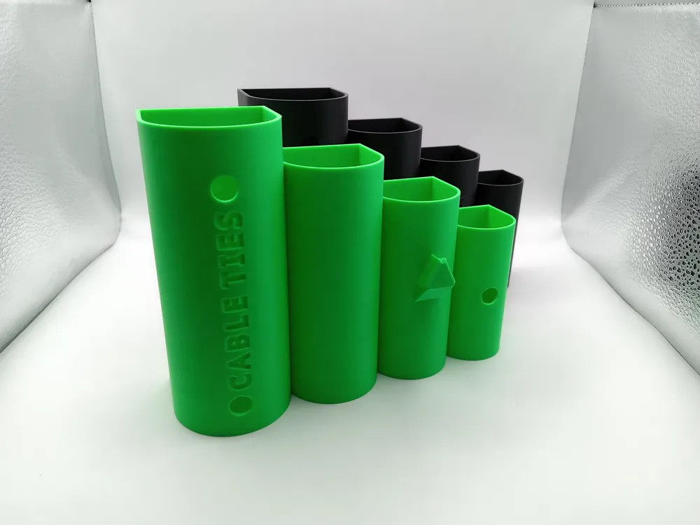 Cable Tie Storage - Zip Tie Holder Wall Mountable - Free 3D Print Model ...