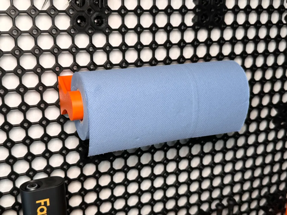 Holder for Paper Towel Roll (Multiboard or Wall) - Free 3D Print Model ...