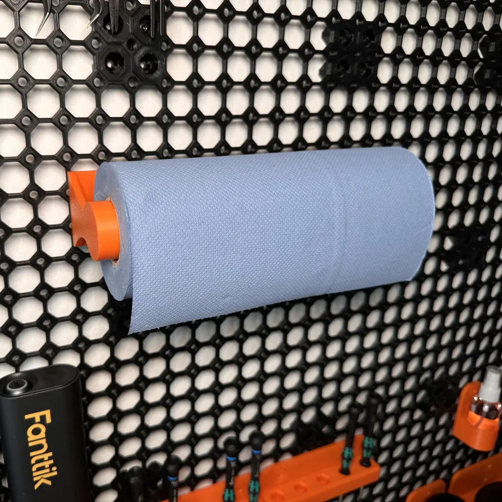 Holder for Paper Towel Roll (Multiboard or Wall) - Free 3D Print Model ...